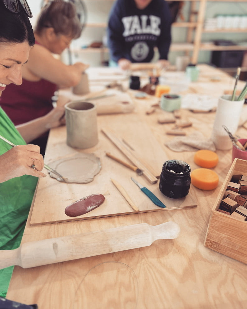Hand building clay class – Kristyceramics